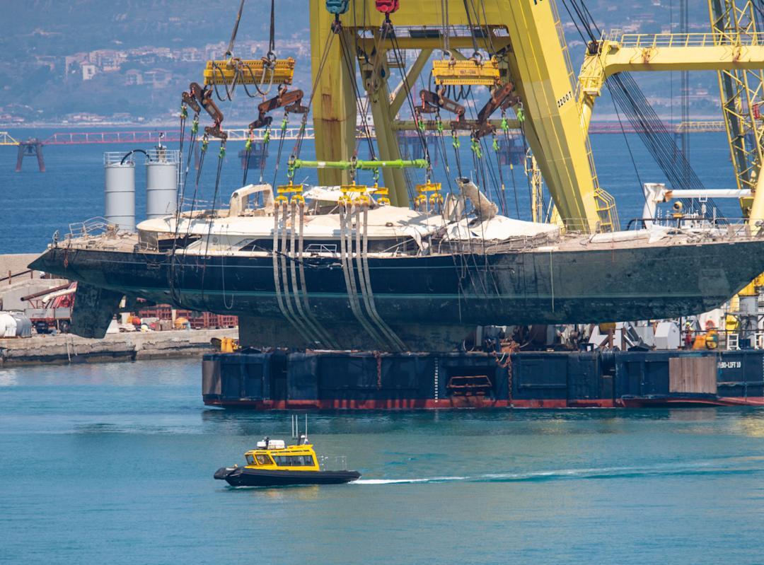 Recovered Bayesian Superyacht S Epic Arrival In Sicilian Port Jurnal